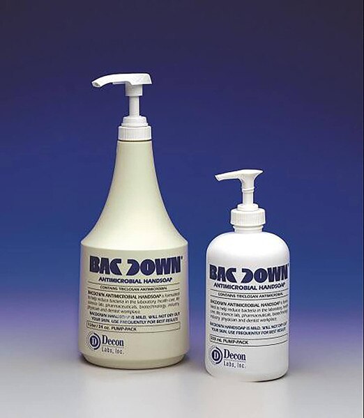 Decon Labs Bacdown Professional Gentle Soap, Pump Bottle, 500ml| DiNovo